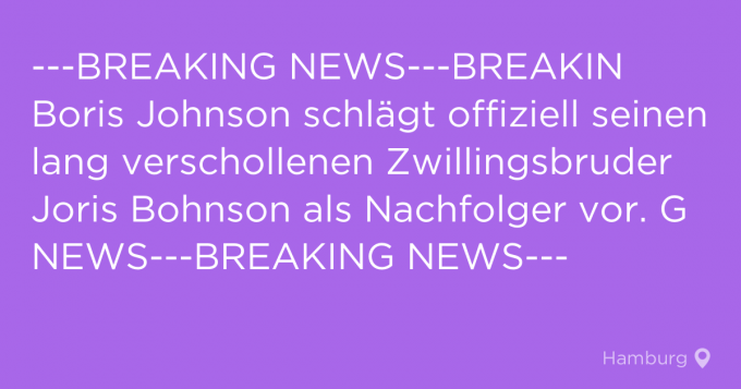 Die Jodel der Woche: Cola aus der Vase und Joris Bohnson | Mit ...