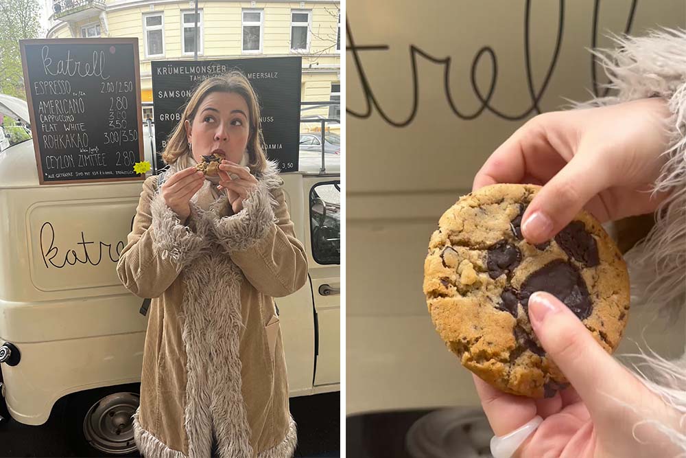 Kaffee und Cookies auf dem Wochenmarekt von La Katrell genießen | Mit ...